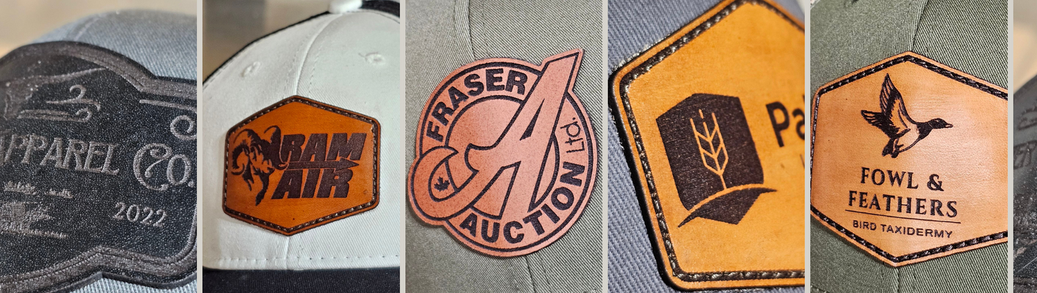 Custom Leather Patch | Custom Leather Patch Hats – Leatherwood Custom ...